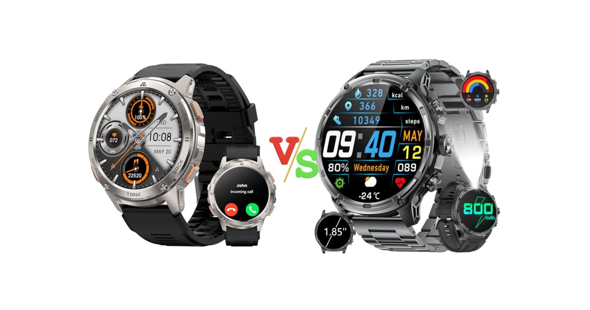 AMAZTIM Smart Watch vs HIRREO Smart Watch
