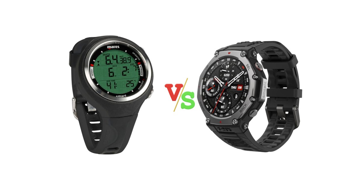 Mares Smart vs Amazfit T-Rex 3