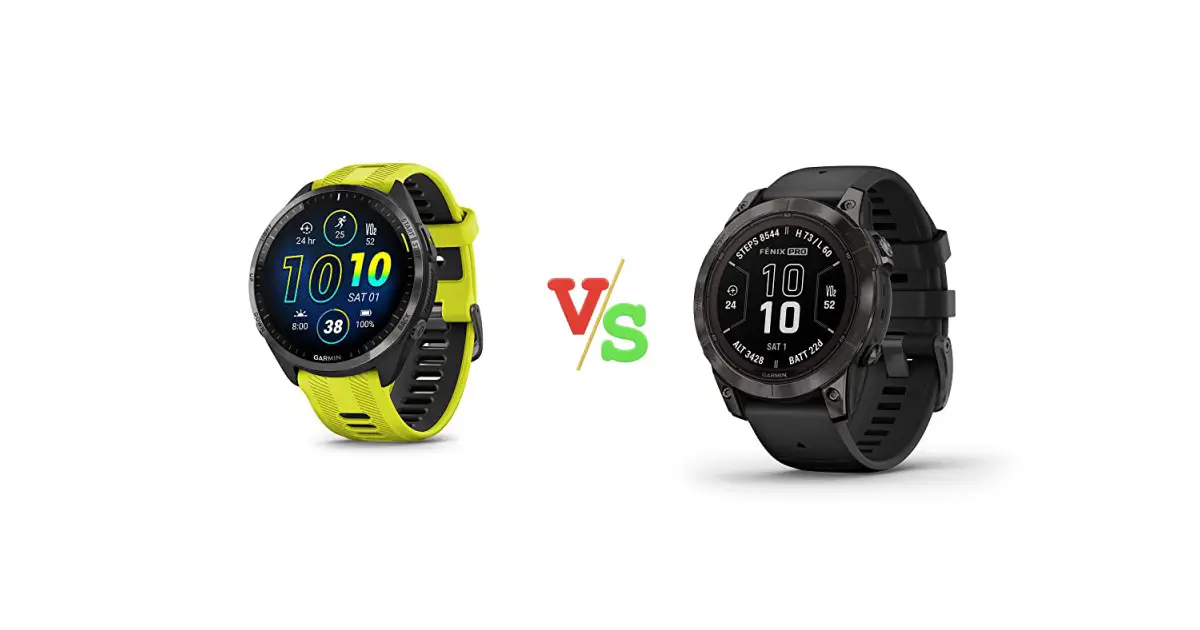 Forerunner 965 vs fēnix 7 Pro