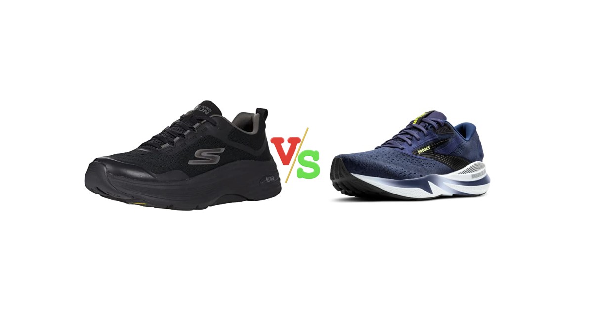Skechers Max Cushioning Arch Fit vs Brooks Adrenaline GTS 24