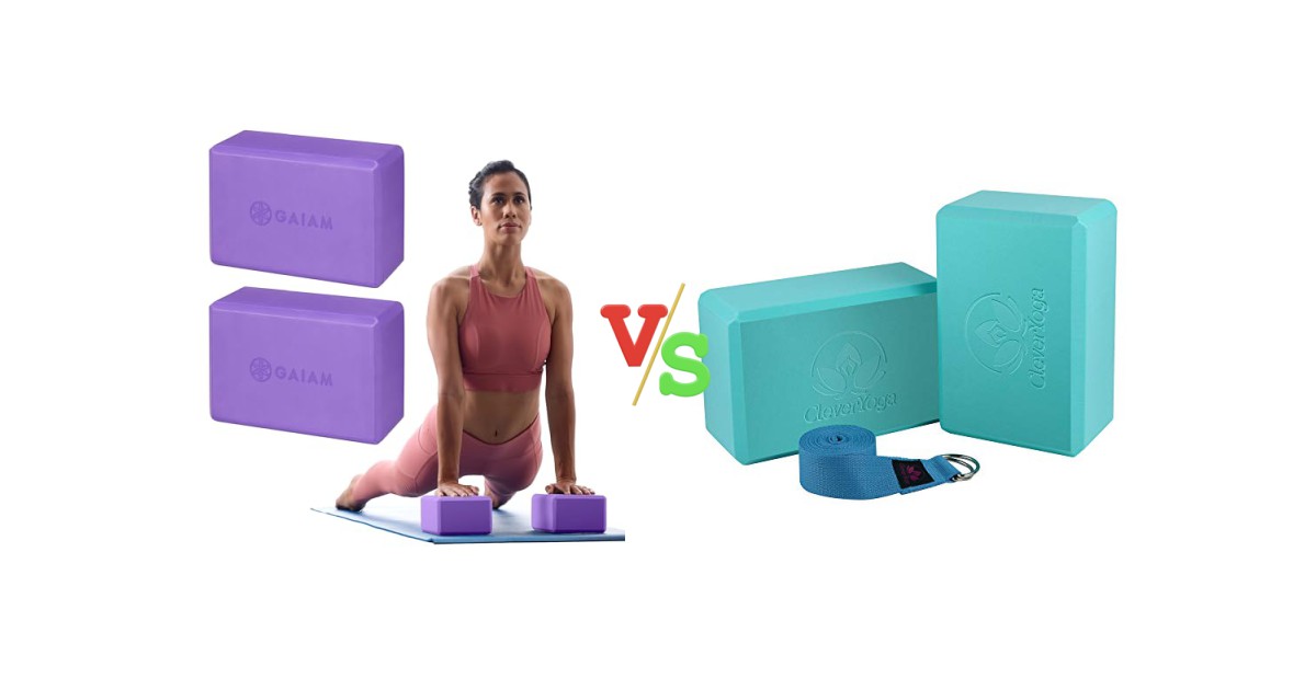 Gaiam Yoga Block vs Clever Yoga Blocks