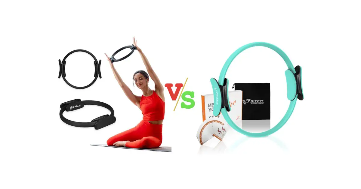 Gaiam Pilates Ring vs RitFit Pilates Ring