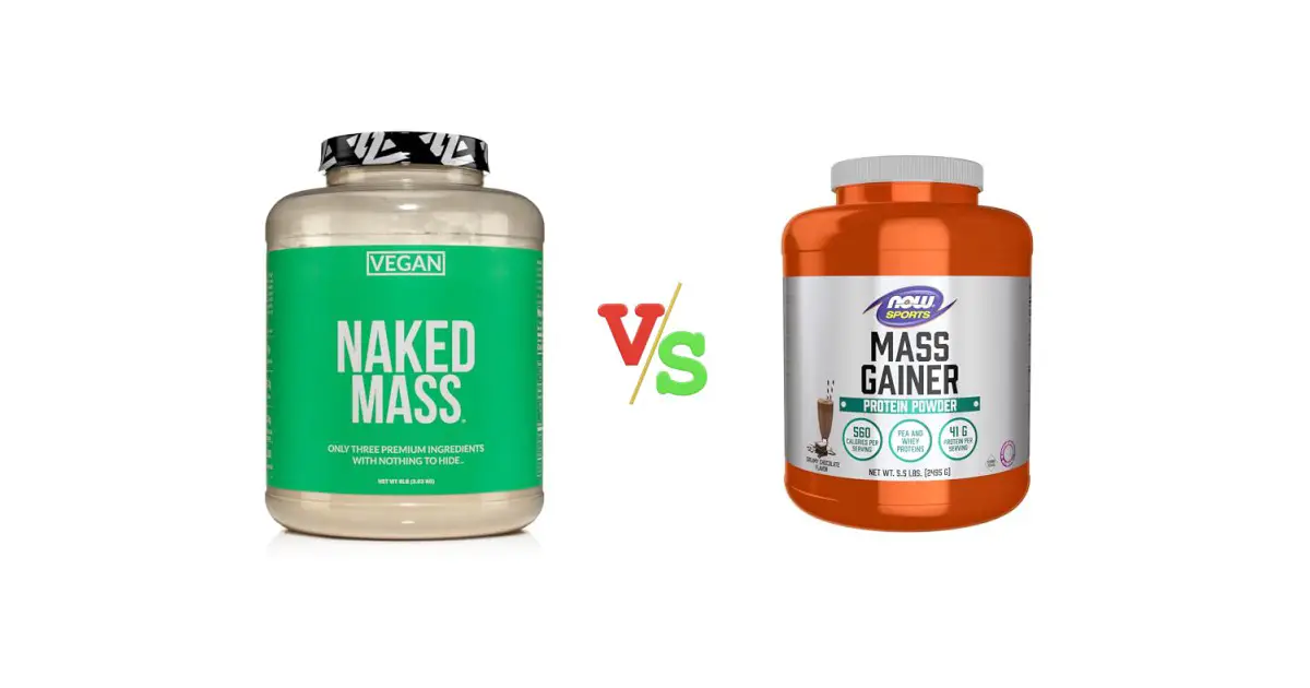 NAKED Vegan Mass vs NOW Foods Mass Gainer