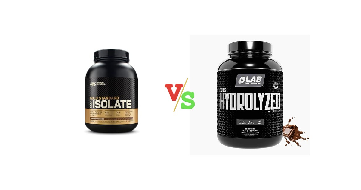 Optimum Nutrition Isolate vs LAB NUTRITION Isolate