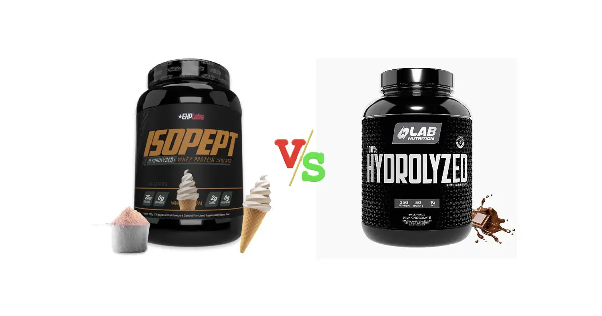 IsoPept vs LAB NUTRITION
