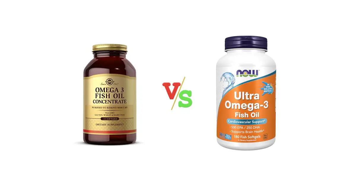 Solgar Omega-3 vs NOW Foods Ultra Omega-3