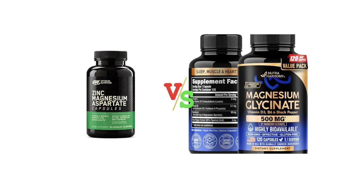 Optimum Nutrition vs Magnesium Glycinate