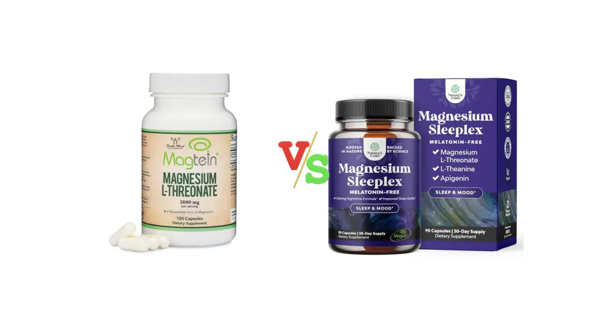 Magtein Magnesium L-Threonate vs Sleep Support Magnesium