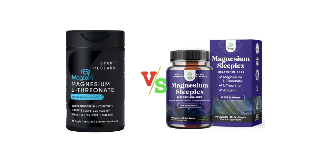 Sports Research Magtein vs Sleep Supplement