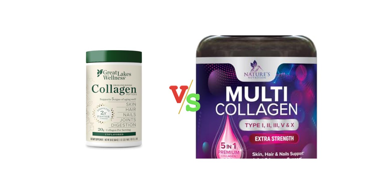 Great Lakes Collagen vs Multi Collagen Peptides