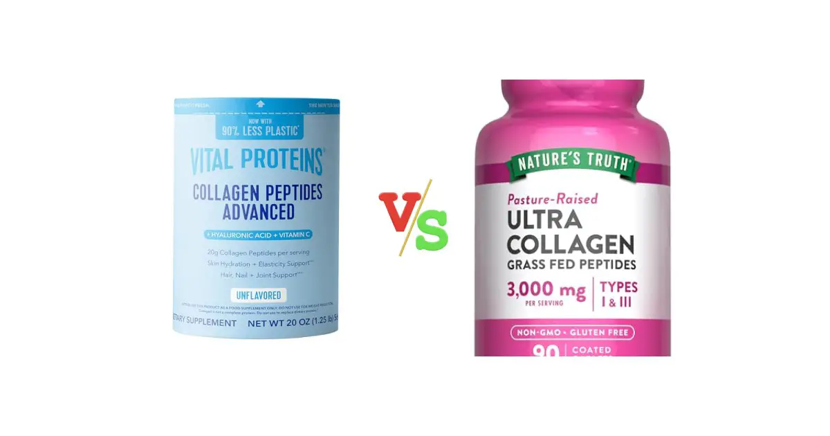 Vital Proteins vs Nature's Truth
