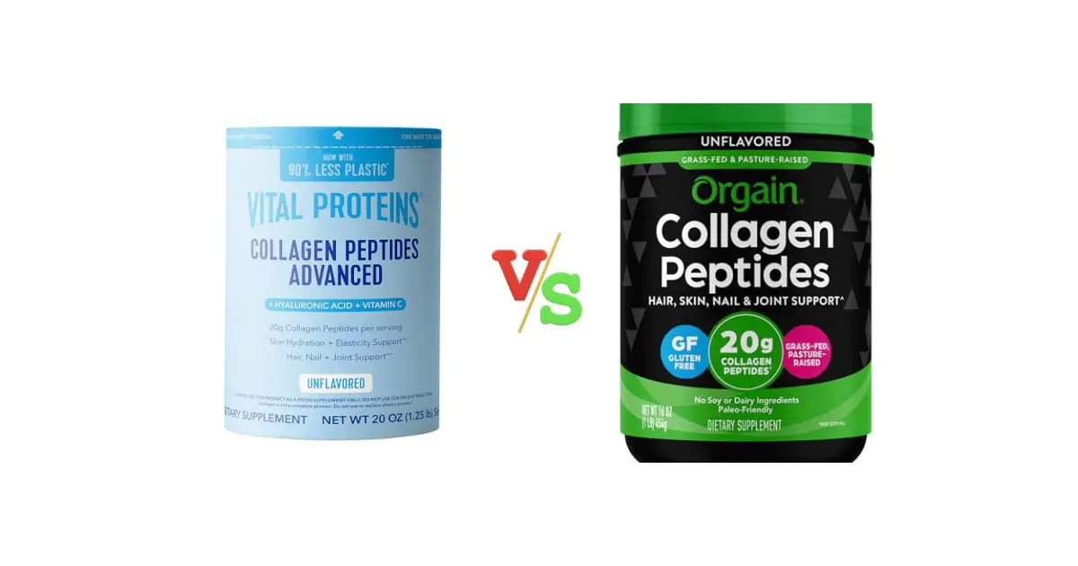 Vital Proteins vs Orgain Collagen