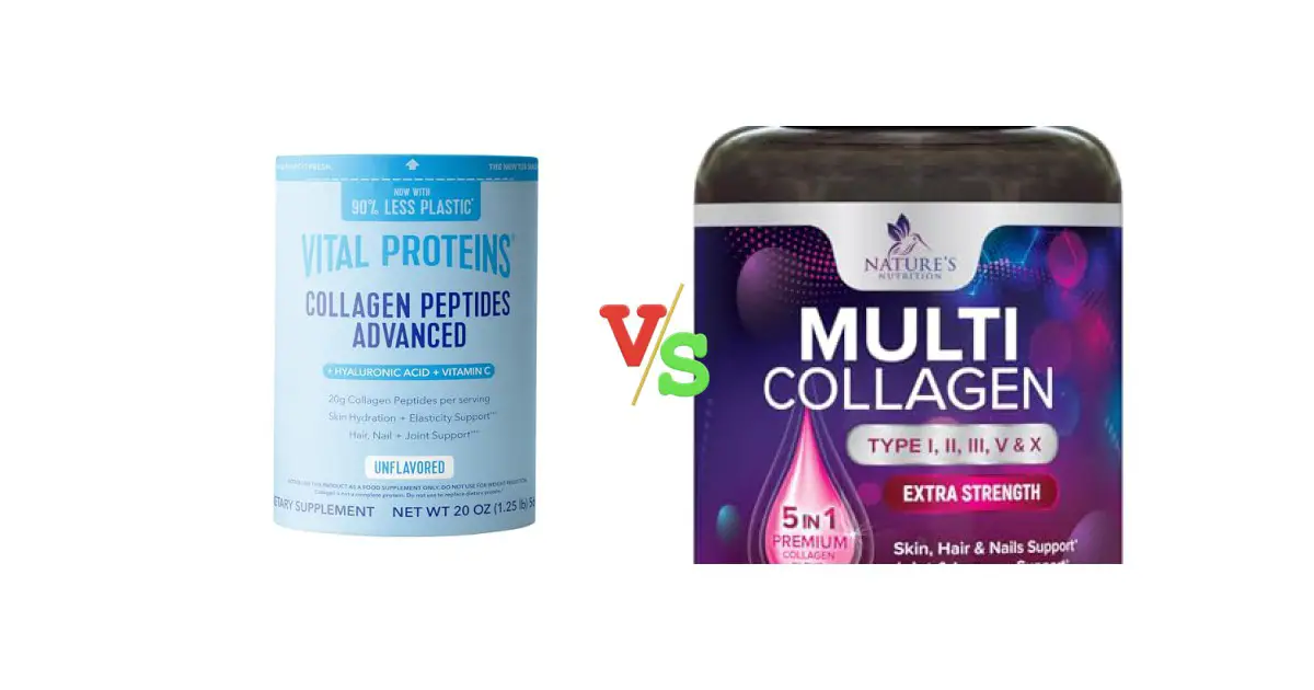 Vital Proteins Collagen vs Multi Collagen Peptides