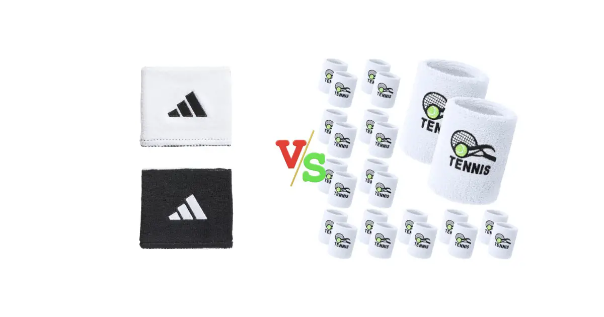 adidas Wristband vs Bememo Sweatbands