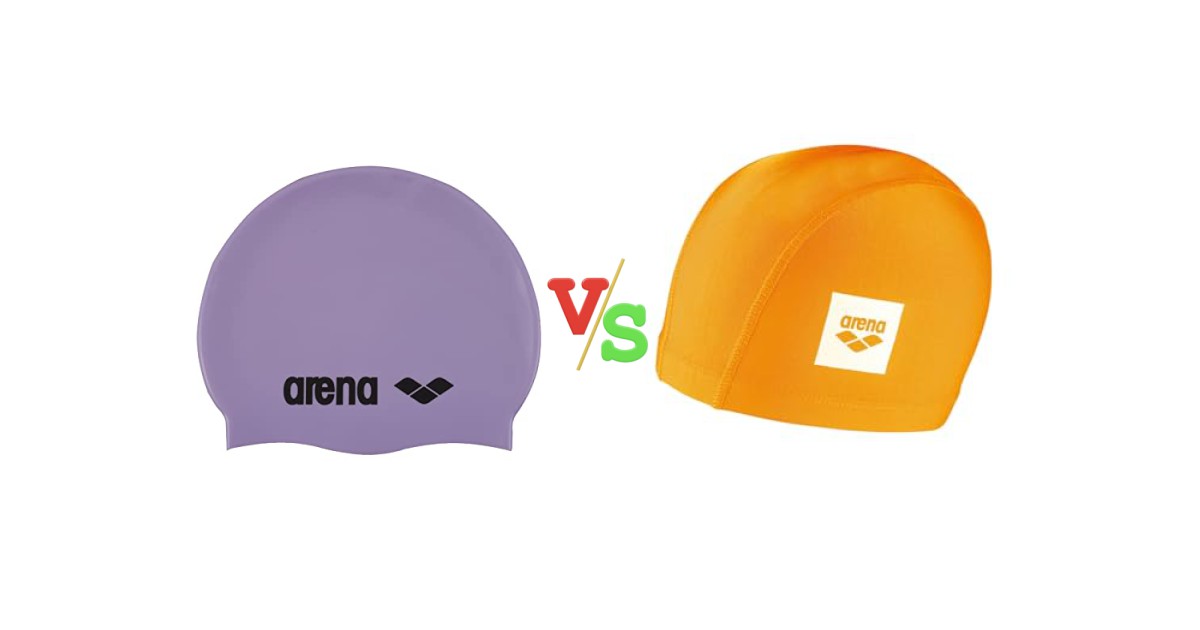 Arena Classic Silicone Cap vs Unix II Fabric Cap