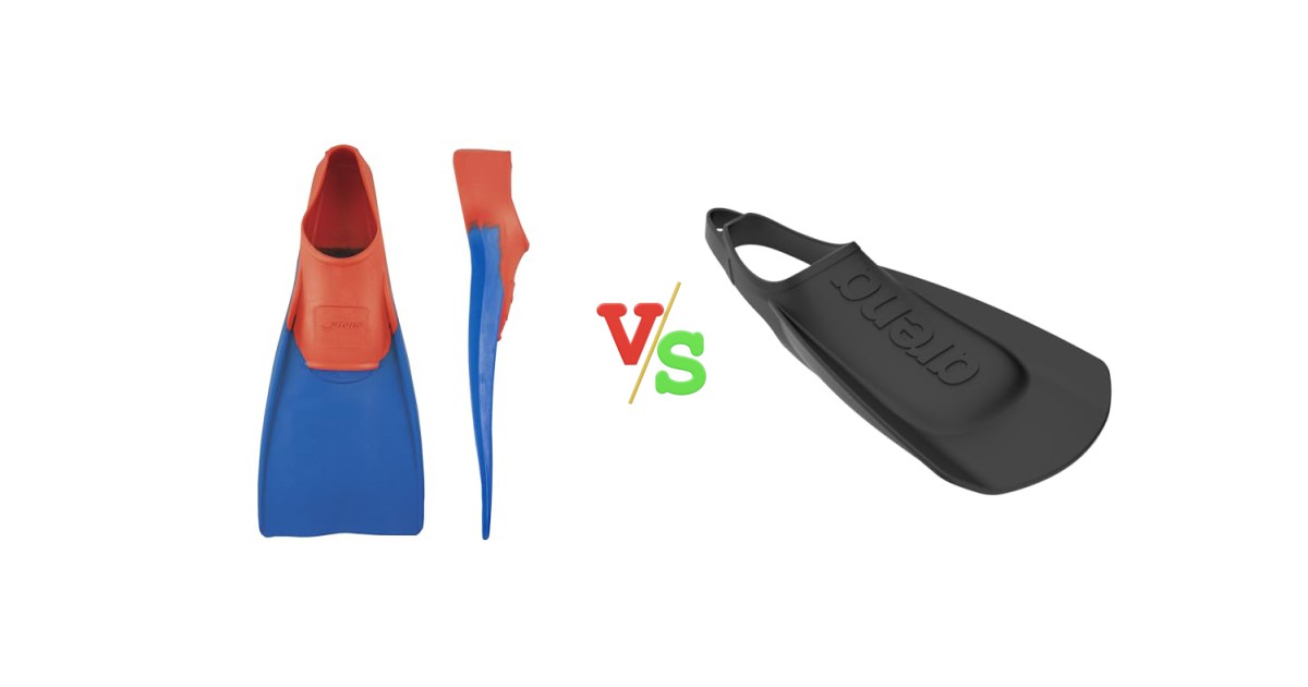 FINIS Fins vs Arena Training Fins