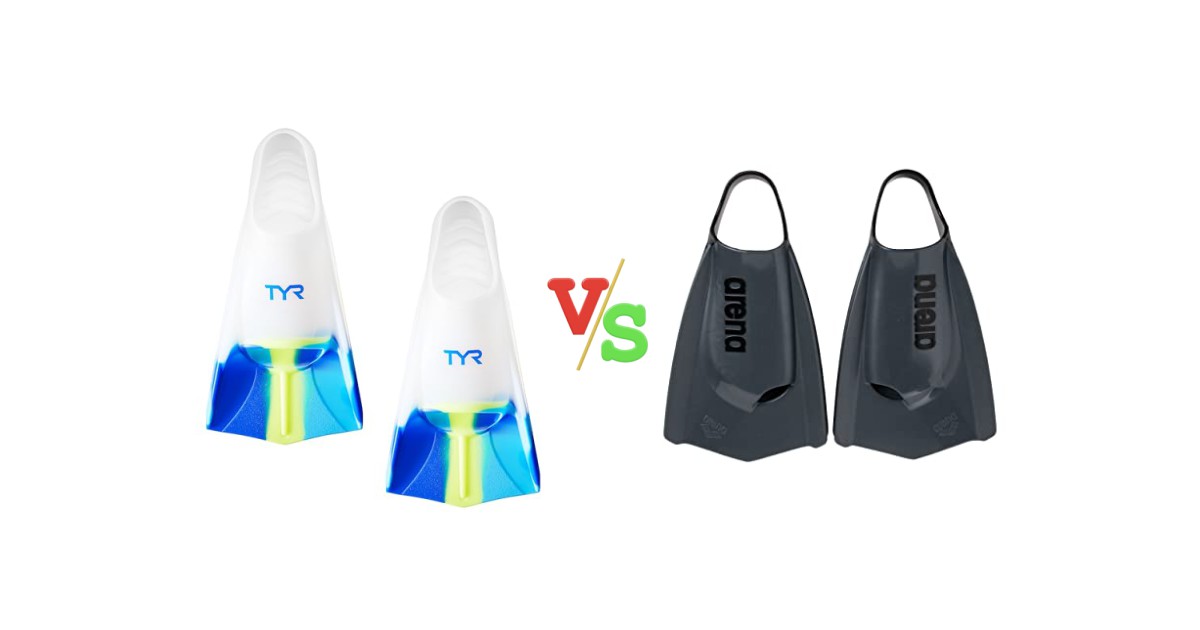 TYR Stryker Fins vs Arena Powerfin Pro II