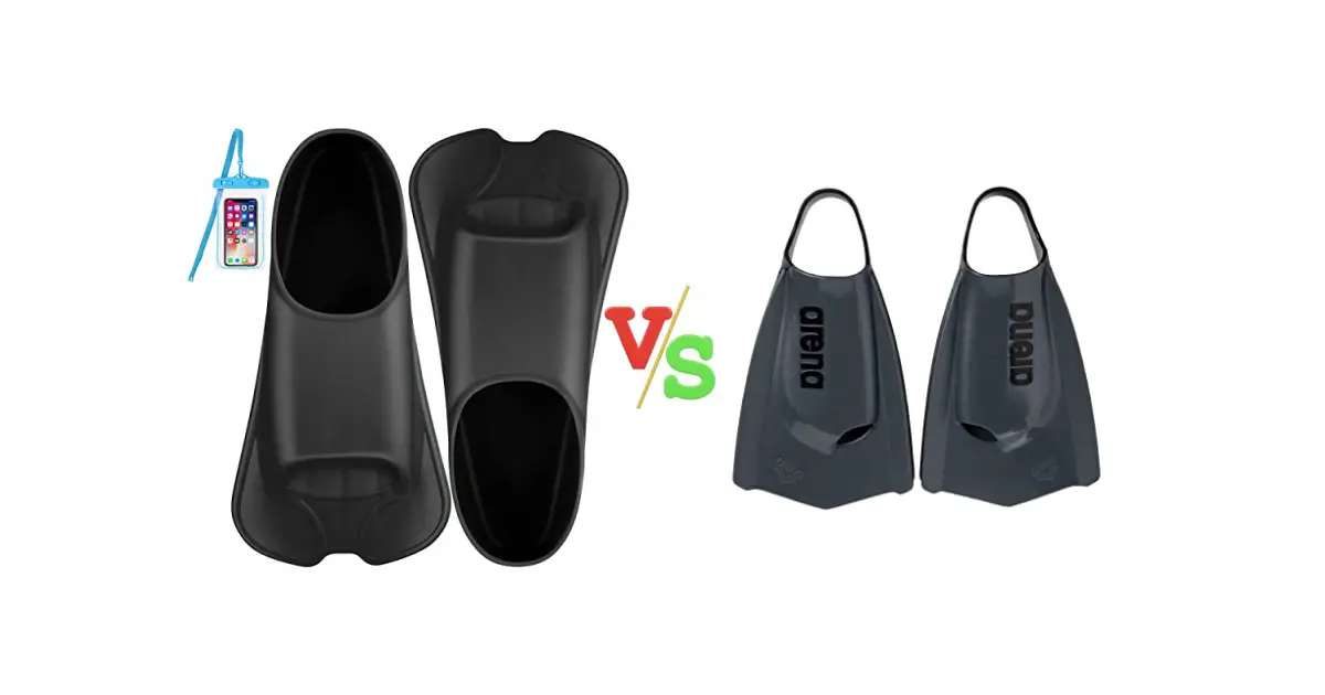 Happyouth Swim Fins vs Arena Powerfin Pro II
