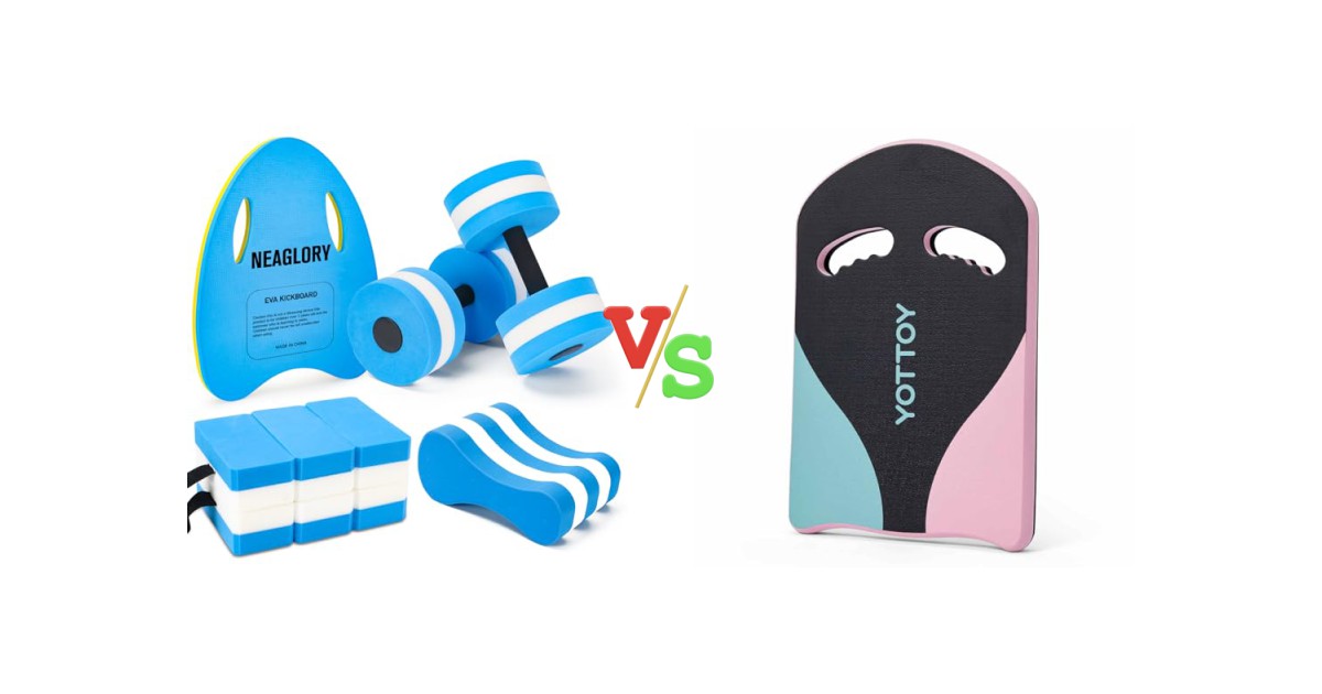 NEAGLORY Water Aerobics Set vs YOTTOY Swim Kickboard