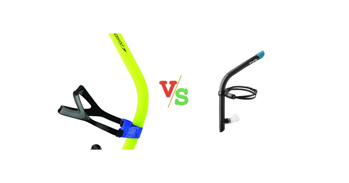 Speedo Bullet Head Snorkel vs TYR Ultralite Snorkel