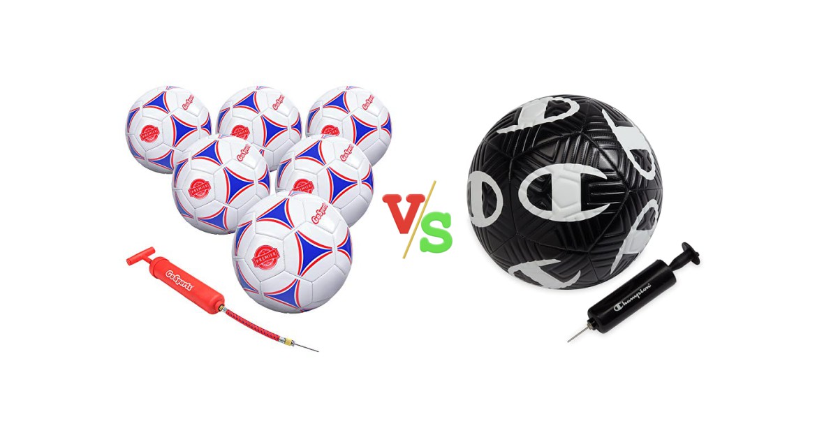 GoSports Soccer Ball vs Champion Playmaker