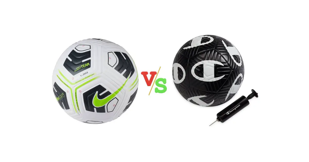 Nike Academy Ball vs Champion Playmaker