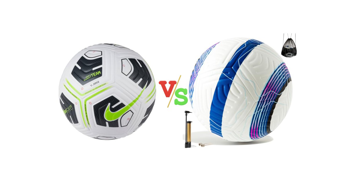 Nike Academy Ball vs ZWAW Match Ball