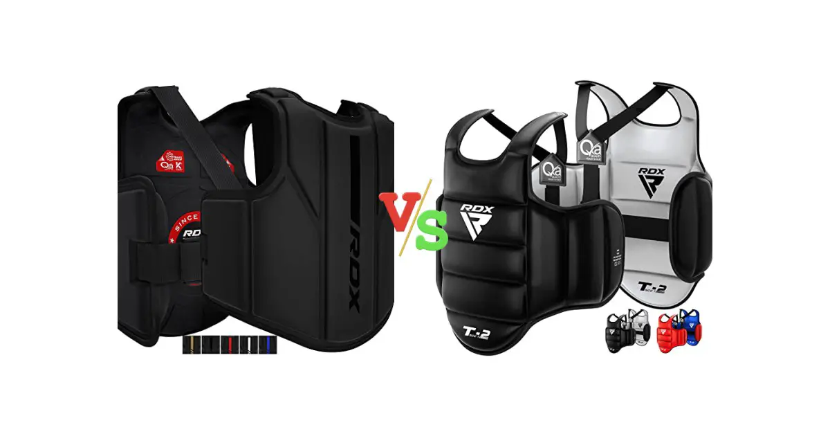 RDX Body Protector vs RDX Chest Guard