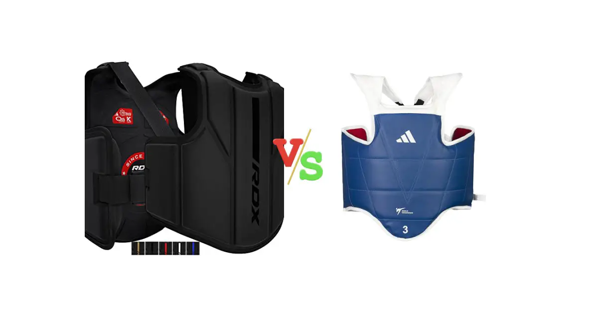 RDX Body Protector vs adidas TKD Guard