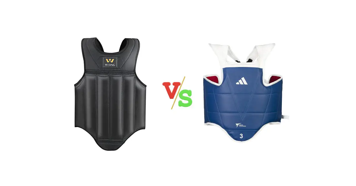 Wesing Chest Protector vs Adidas Body Protector