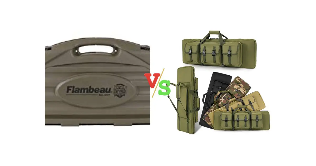 Flambeau Gun Case vs DULCE DOM Rifle Case