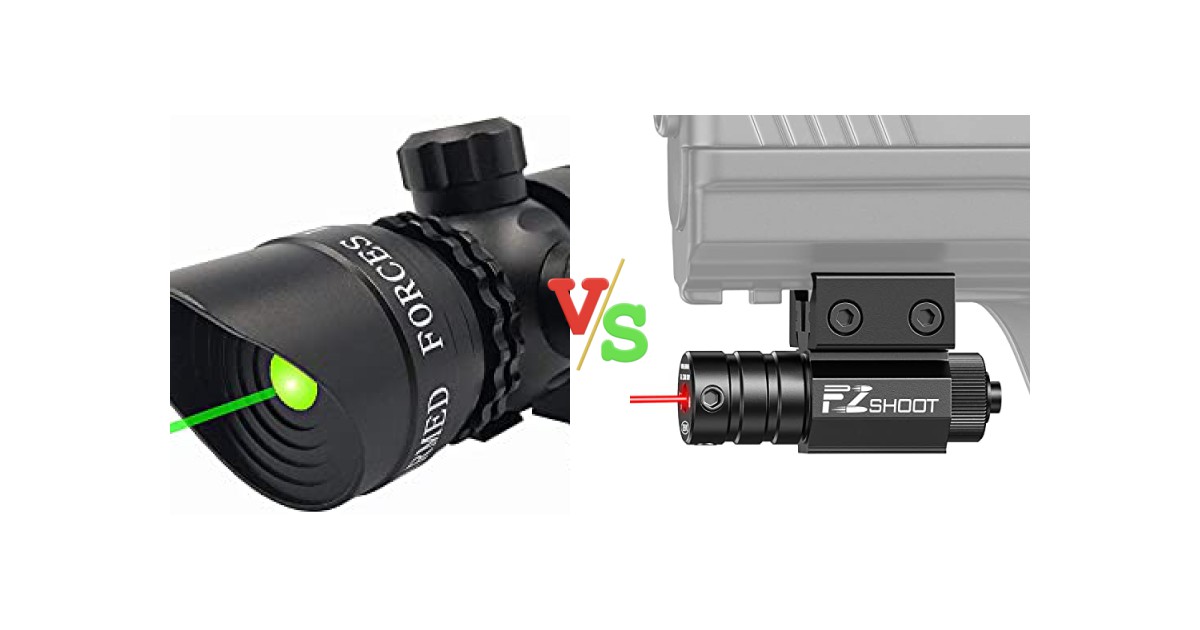 StrongTools Green Laser vs EZshoot Red Laser
