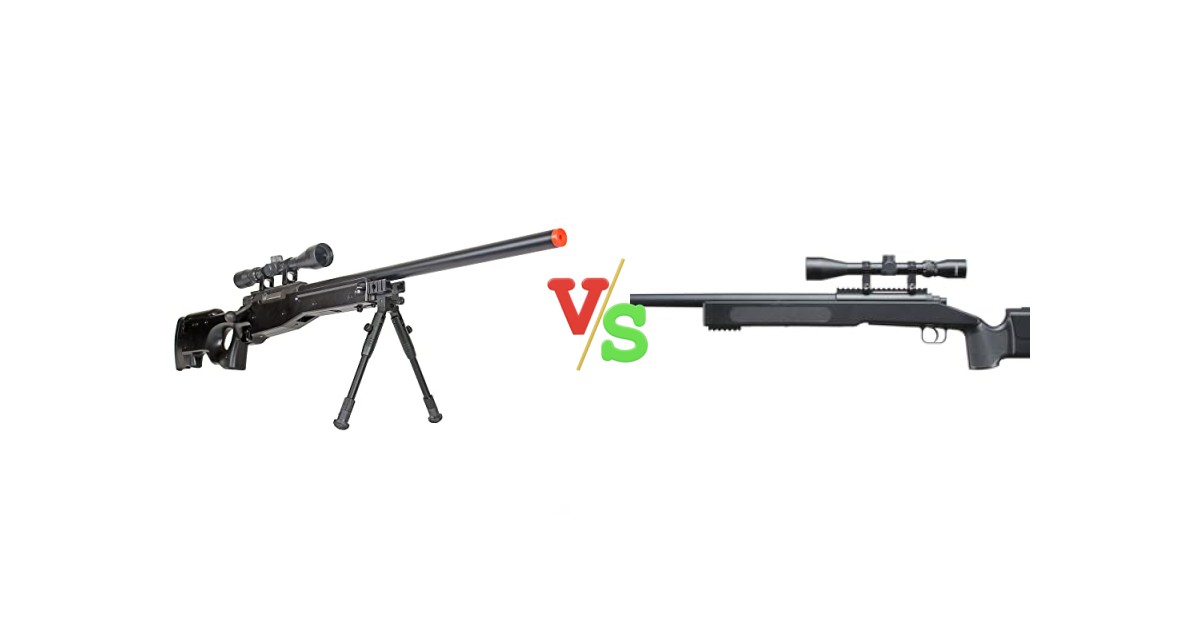 BBTac BT59 vs M62 Airsoft Sniper Rifle