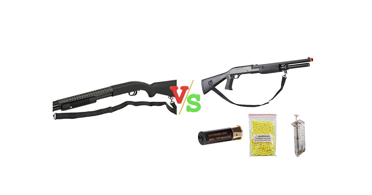 Airsoft Shotgun vs M3 Airsoft Shotgun